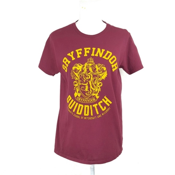 Warner Bros. | Tops | Harry Potter Gryffindor Quidditch Tee | Poshmark